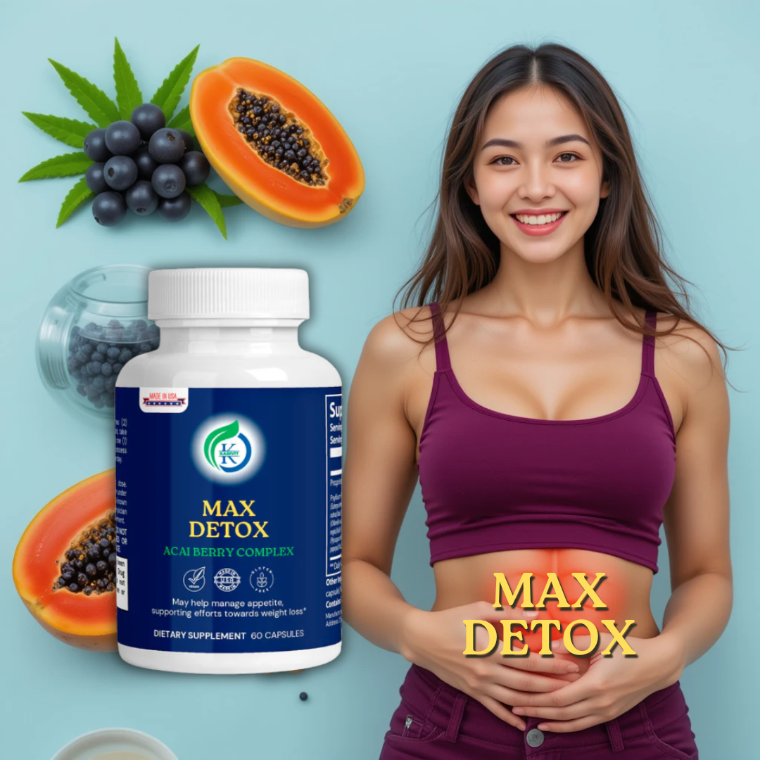 Max Detox (Acai Detox) - Acai Cleanse Supplement – Kasivit